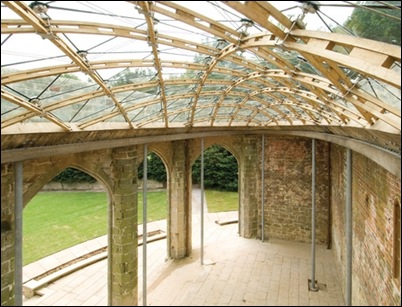 Timber Structures: Wooden gridshell with glass - Gridshell ...
